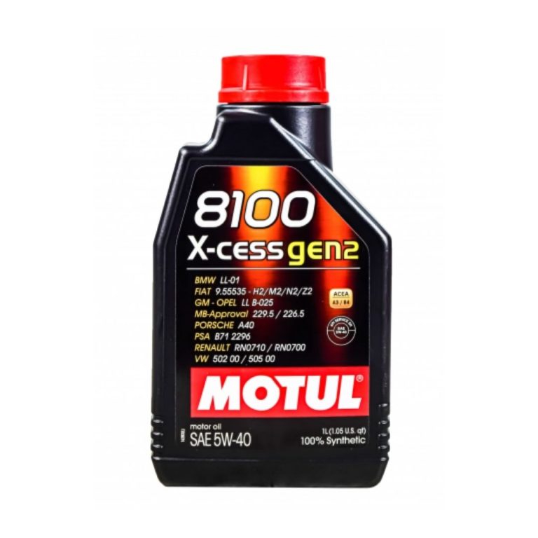 8100 X-CLEAN GEN2 5W-40 (12/1L) - MOTUL | Canella